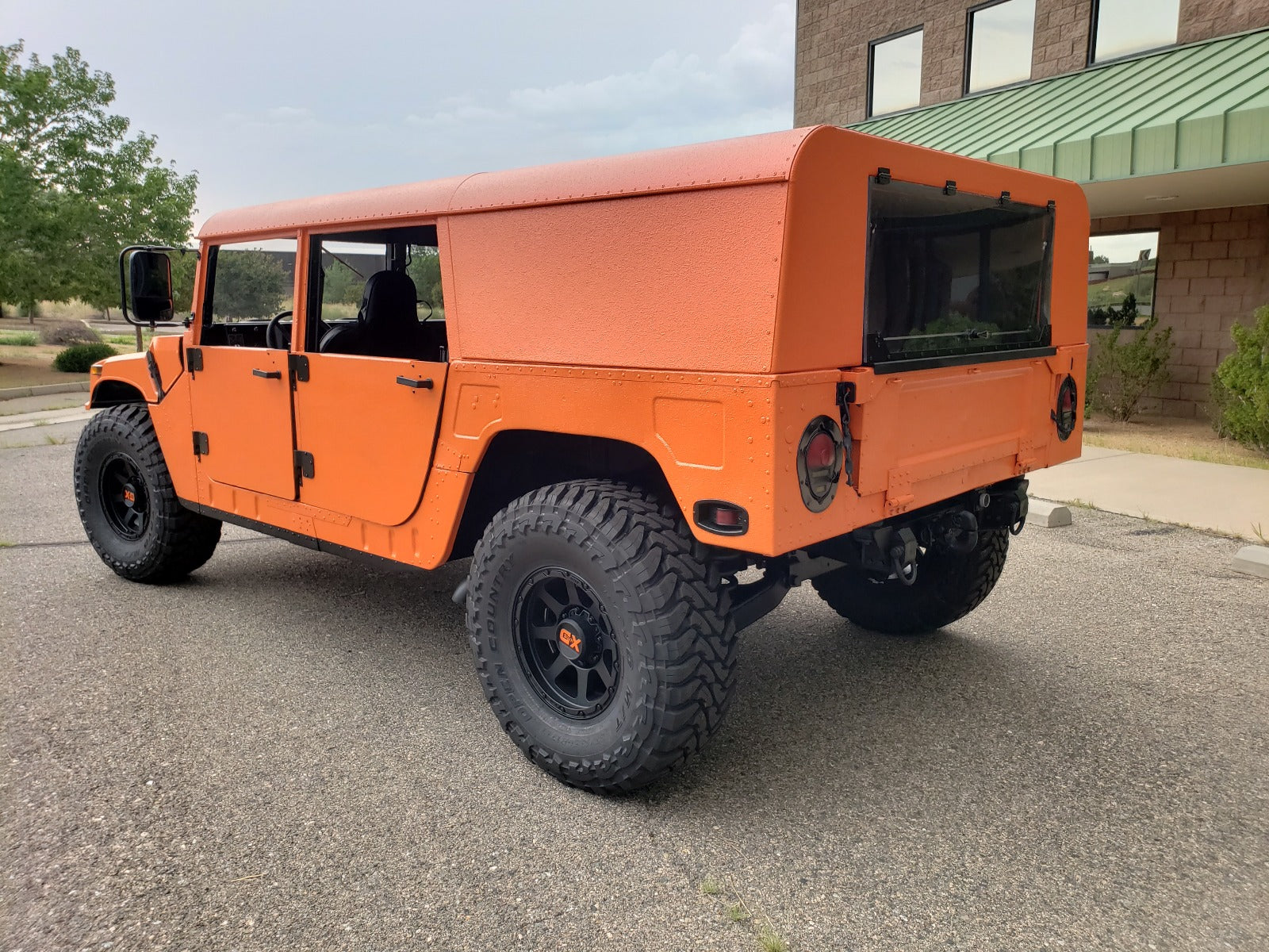TURN KEY Orange Humvee – RPM - Redline Performance Machines